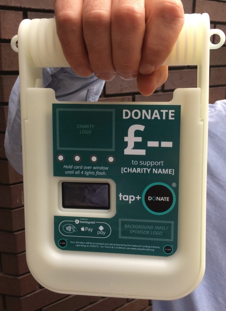 Launch of “tap+ DONATE™” contactless charity boxes – National Funding ...